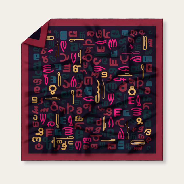 Silk Scarf | BlueTabla